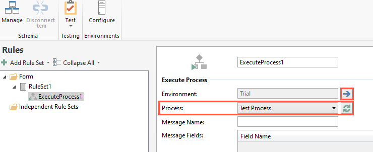 Calling Process Automation From Decisions Using The Execute Process Action Inrule Technology 