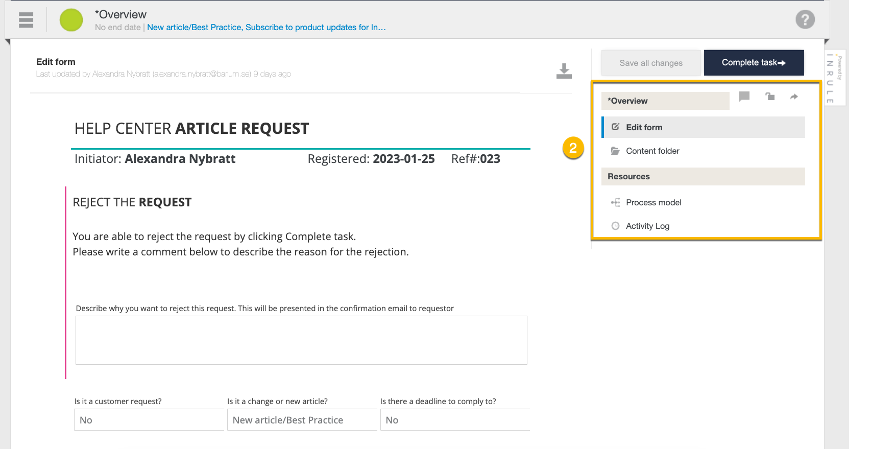 Configure Task View – InRule Technology