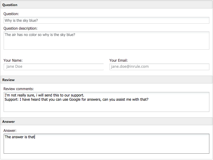 Process Aware Forms – InRule Technology